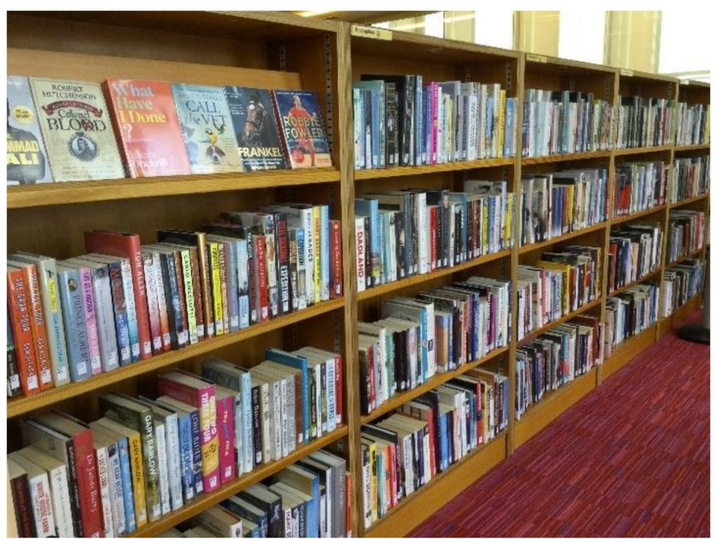 Corby library fully open