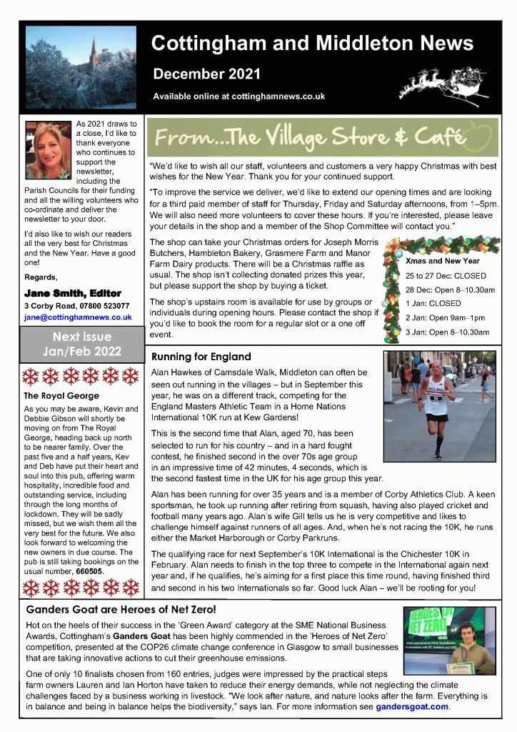 Village newsletter