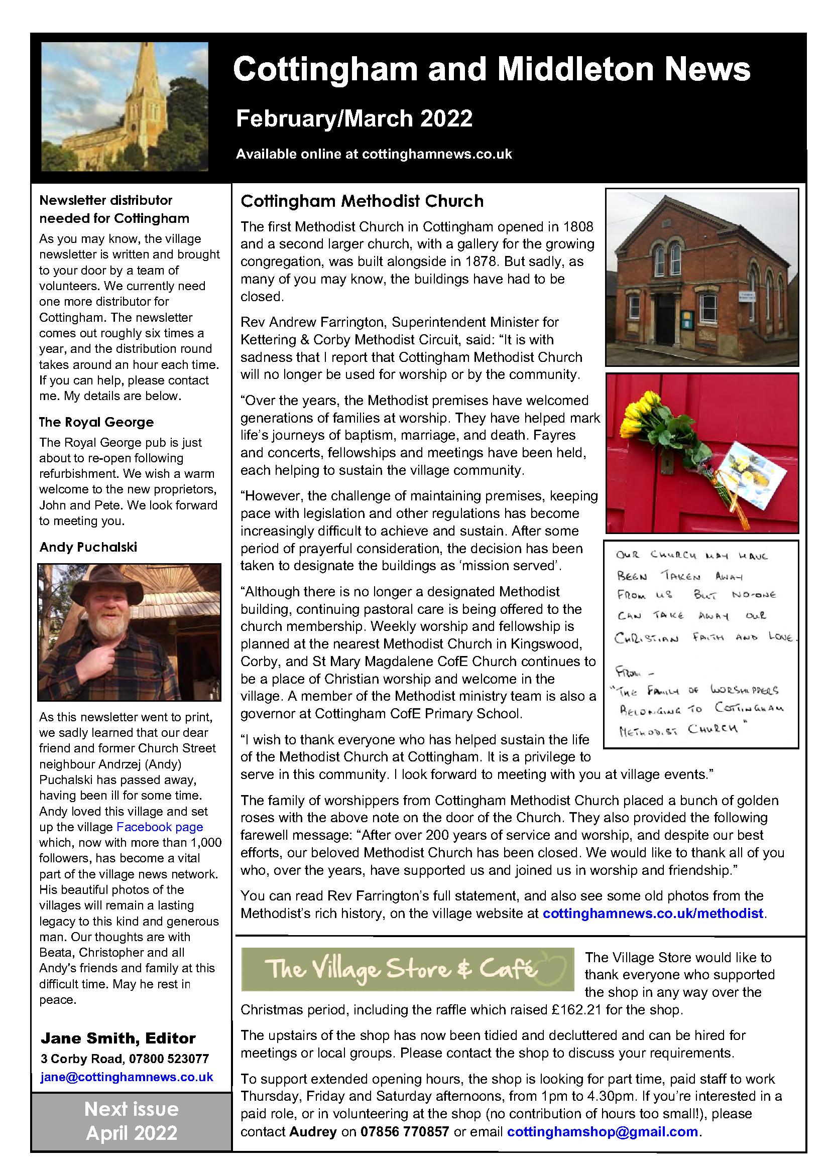 Village newsletter